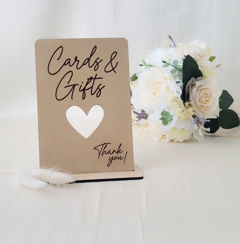 Personalized Wooden Wedding Card Box With Names & Date Custom Rustic ...