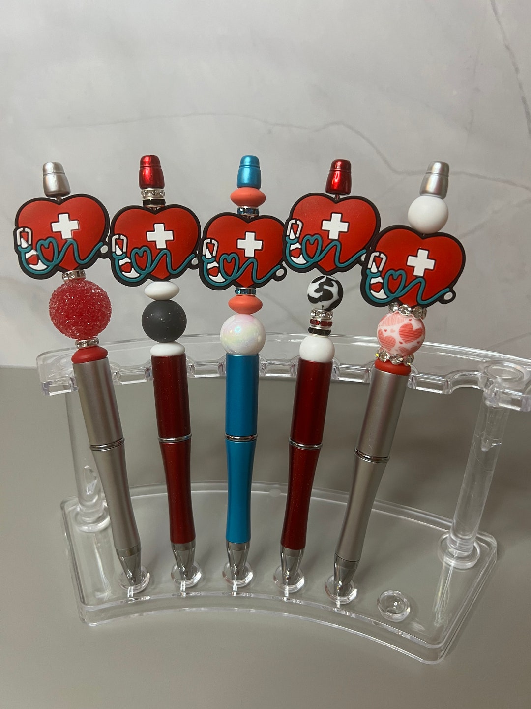 Nursing/ Medical Beaded Pens - Etsy
