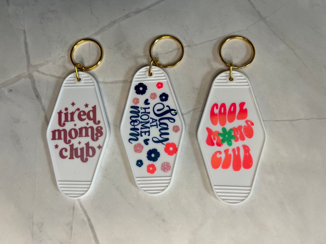 Motel Style Keychains - Etsy