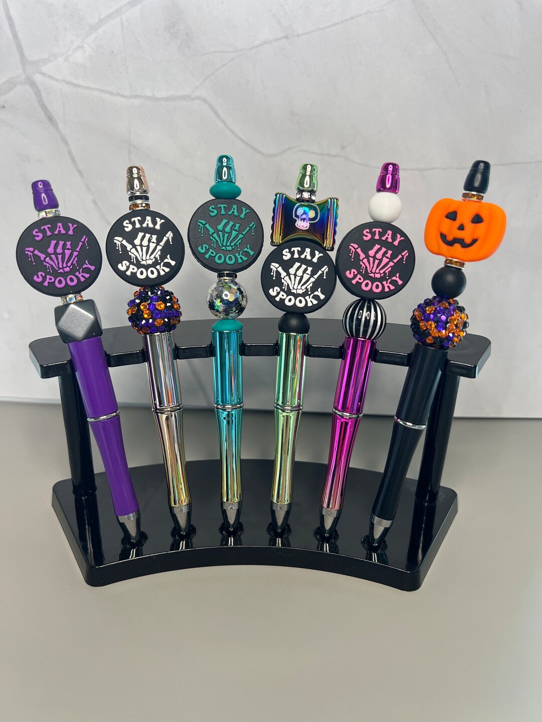 Stay Spooky Halloween Beaded Pens - Etsy