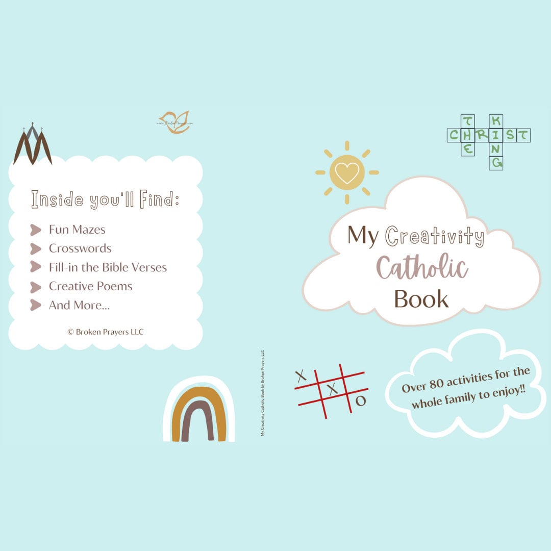 Catholic Activity Book: Homeschool Puzzles, Trivia (digital Download ...