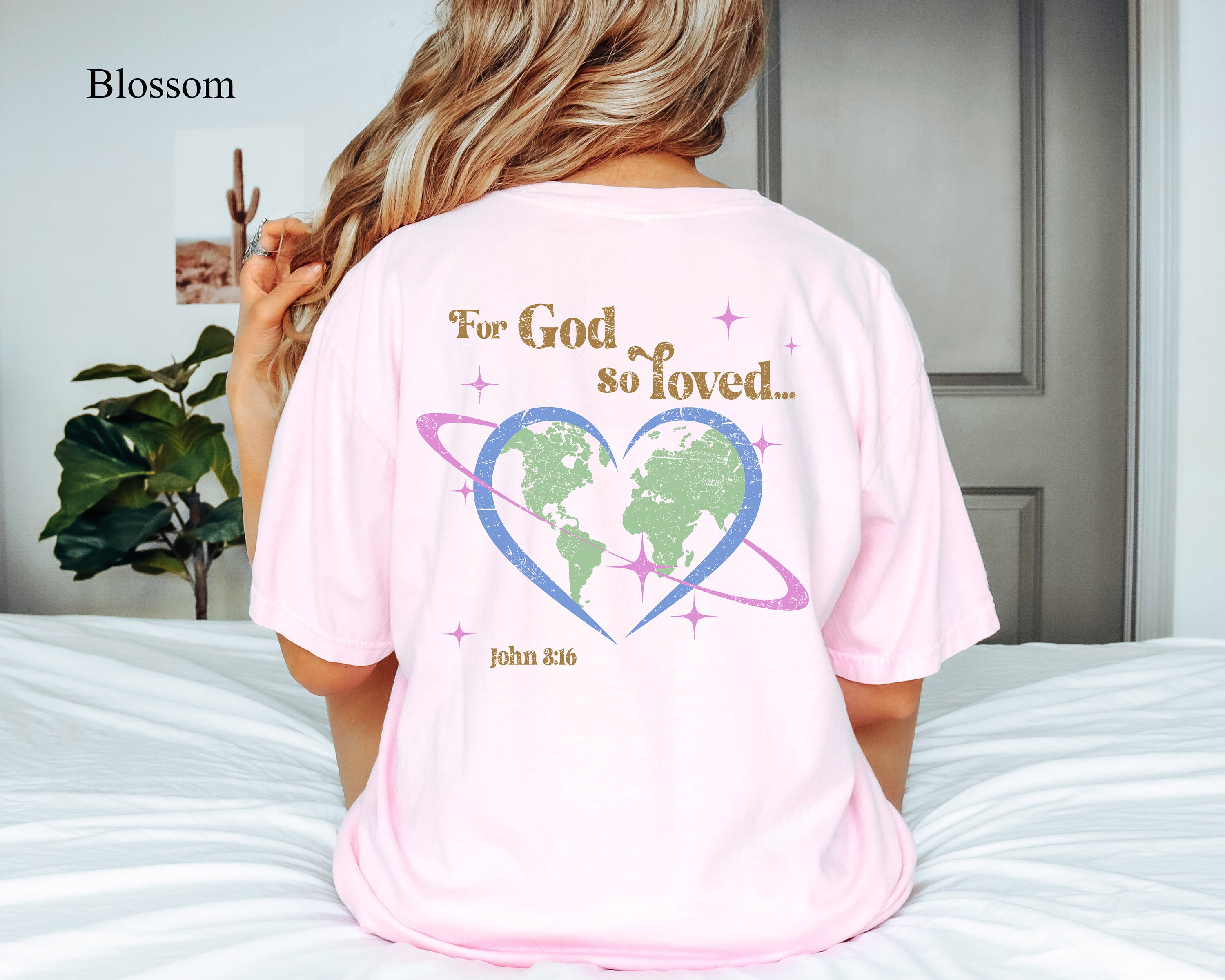 For God so Loved the World John 316 Shirt Bible Verse Shirt Comfort ...