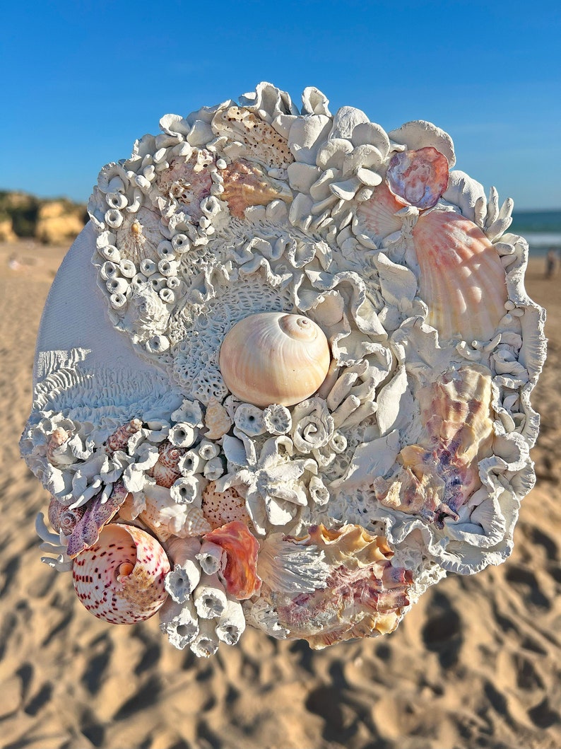 3D Fruits of the Sea Wall Sculpture With Hand Picked Seashells ...