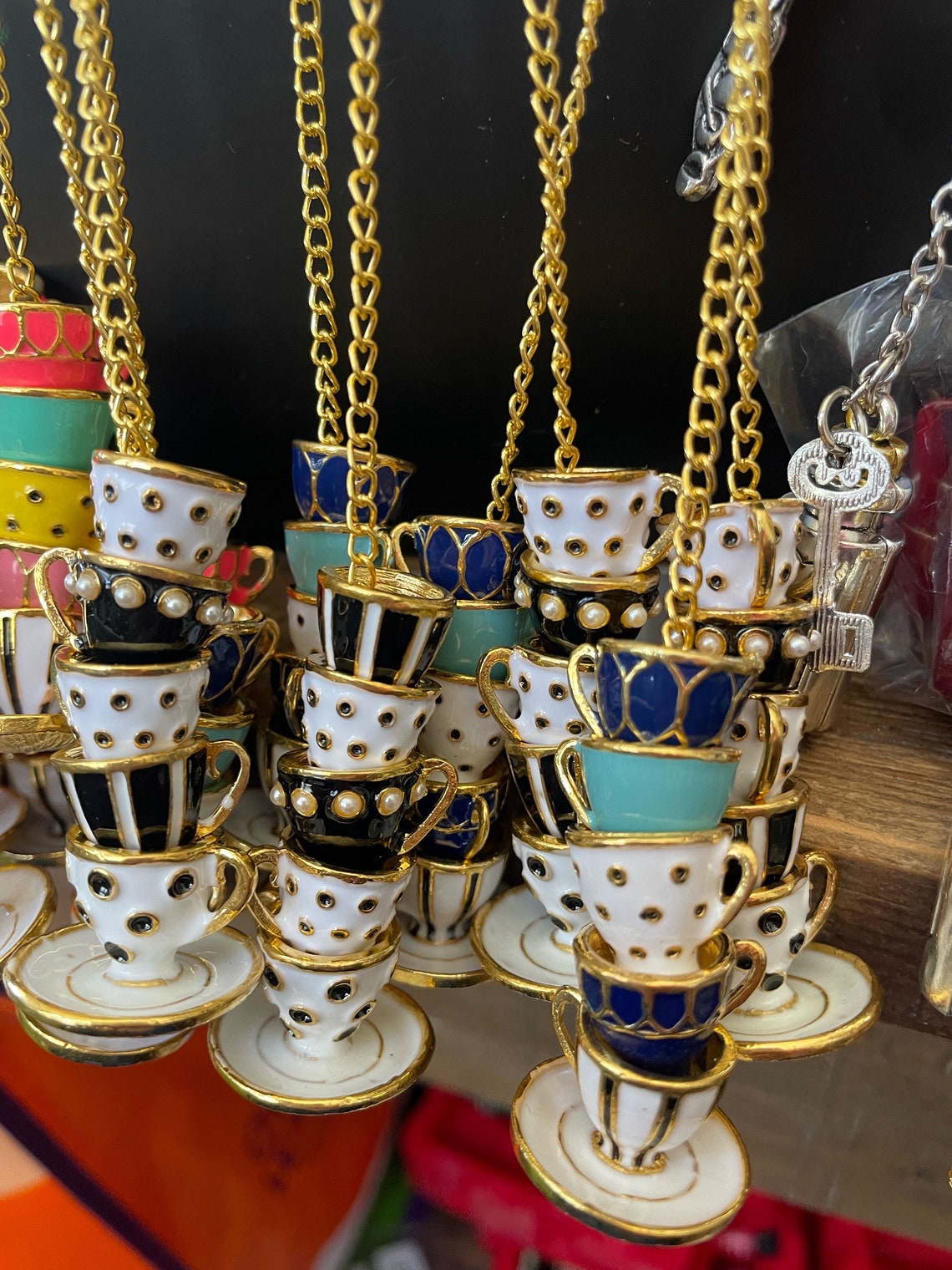 Tea Cup Book Mark, Tea Cup Trinkets, Gift for Book Lover, Book Reader ...