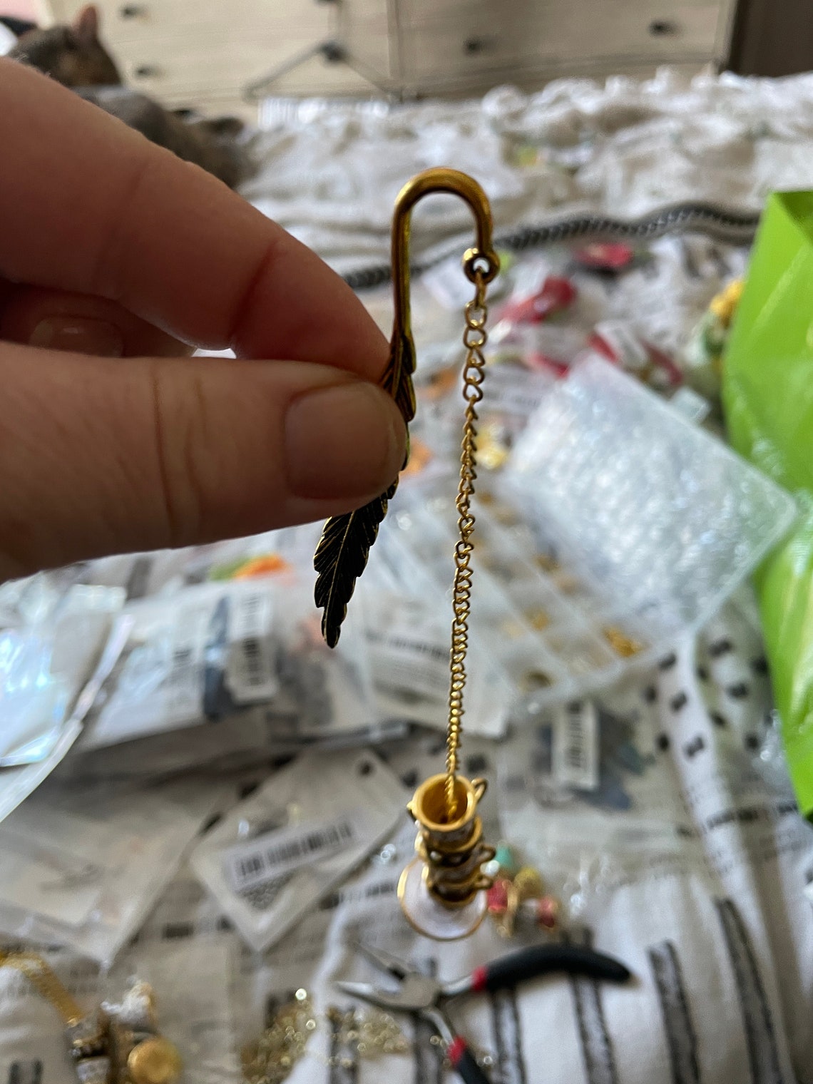 Tea Cup Book Mark, Tea Cup Trinkets, Gift for Book Lover, Book Reader ...