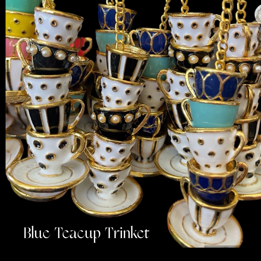 Tea Cup Book Mark, Tea Cup Trinkets, Gift for Book Lover, Book Reader ...