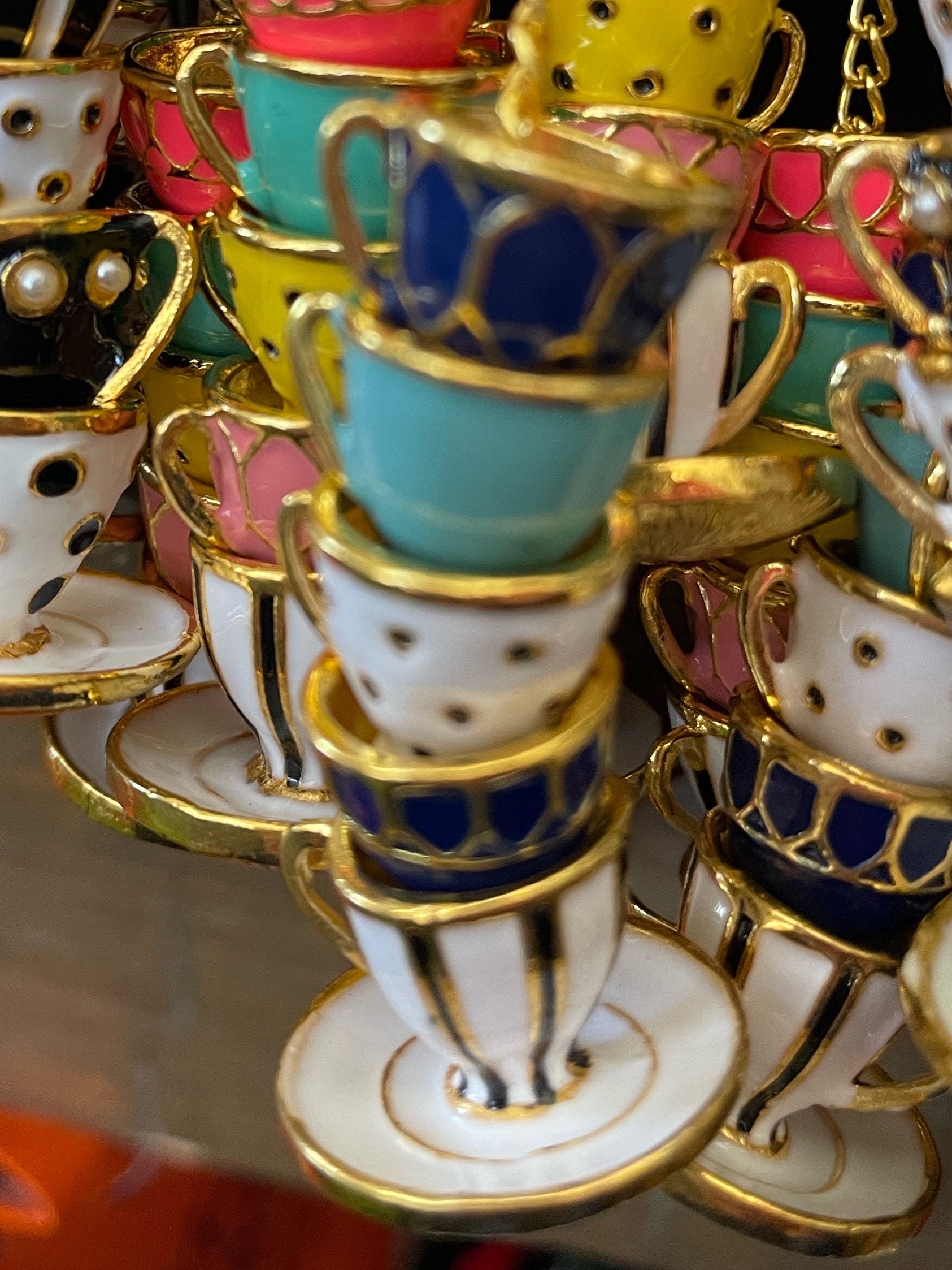 Tea Cup Book Mark, Tea Cup Trinkets, Gift for Book Lover, Book Reader ...