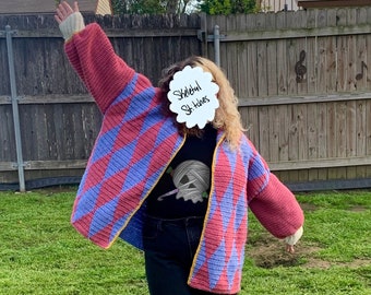 Howls Moving Castle Crochet Cardigan - Etsy