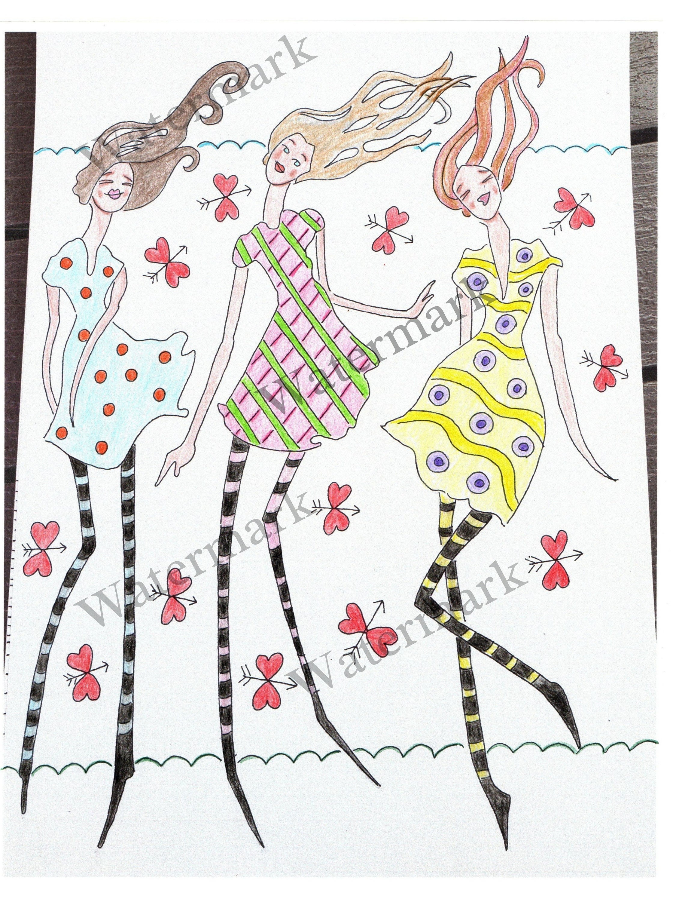 Friendship Digital Art Download Printable - Etsy
