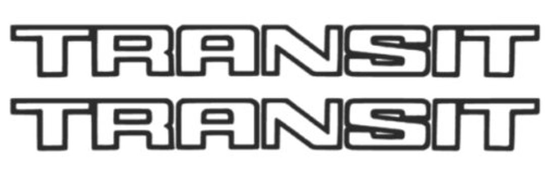 Ford Transit Vinyl Decals Wind Deflector/van/window 40 Colors - Etsy