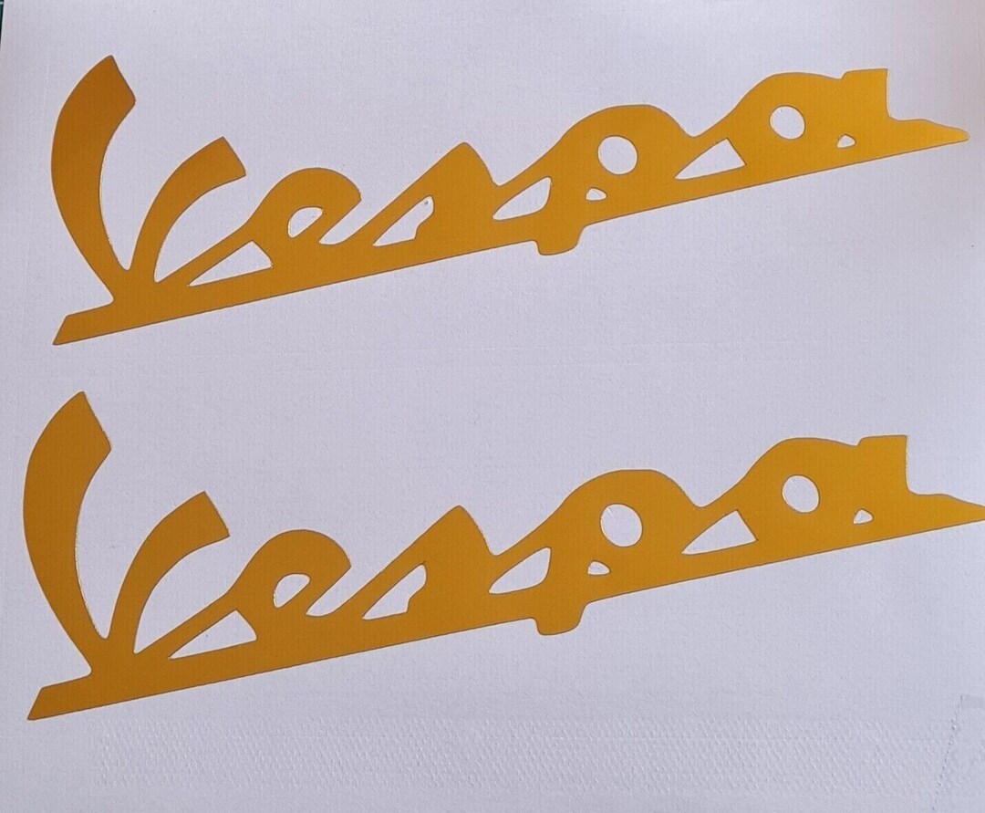 Compatible With Vespa Stickers Vinyl Decal Scooter Moped X2 Fairing - Etsy
