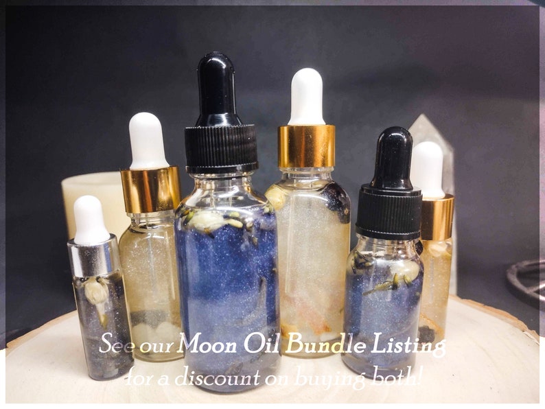 New Moon Ritual Oil | New Beginnings, Opportunities, Setting Goals ...