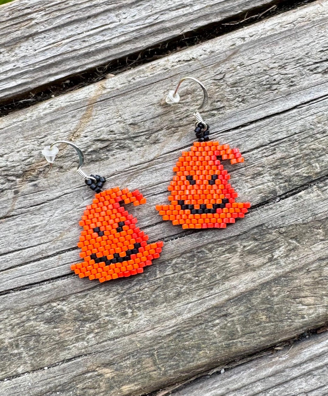 Orange Ghost Hat - Etsy