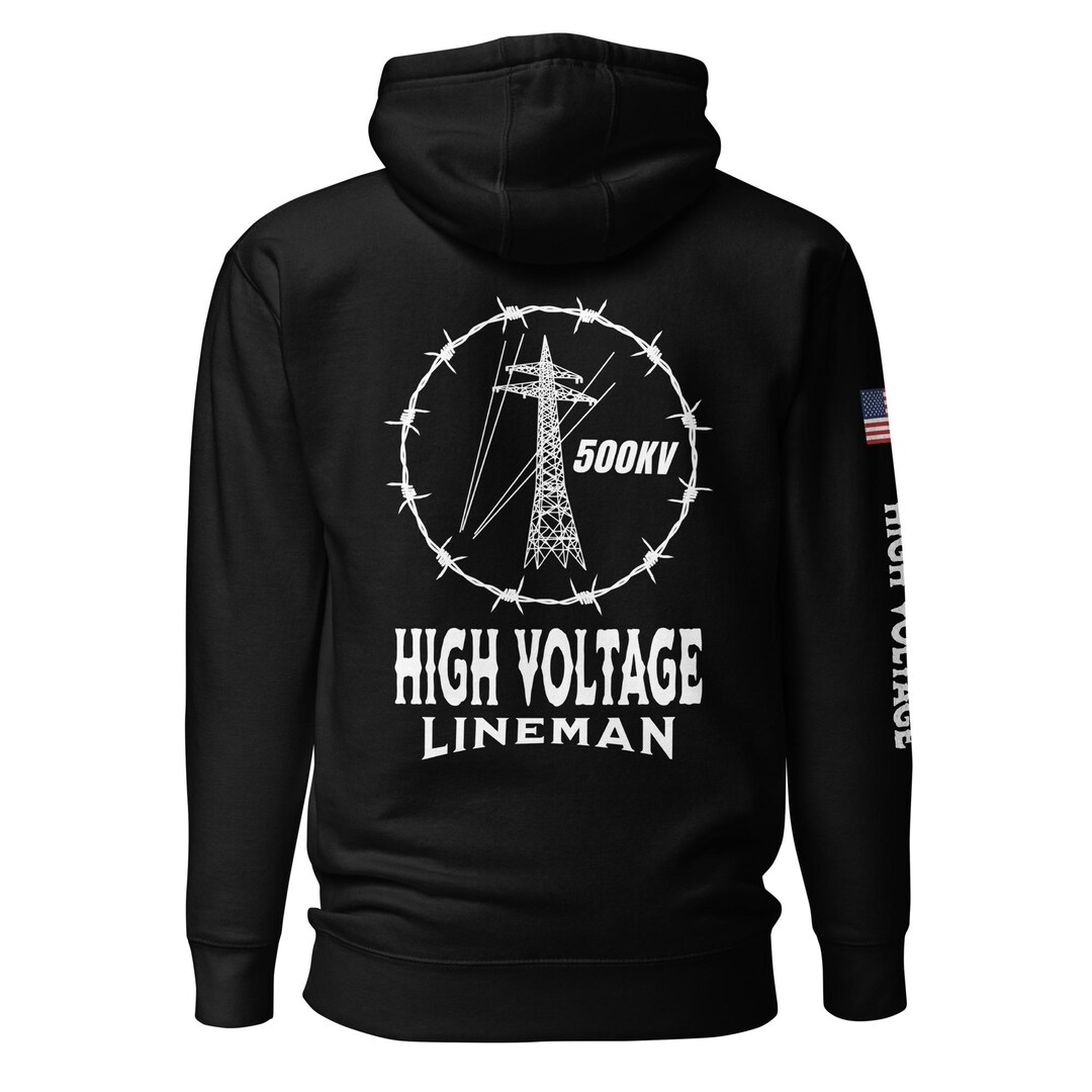 High Voltage Lineman, Lineman Shirts, Lineman Hoodie, Power Lineman Shirts, Lineman, Linemen ...