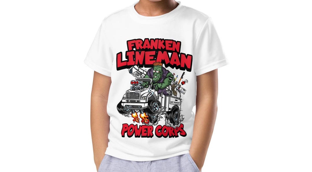 Lineman’s Kid Crew Neck T-shirt, Lineman's Child, Line Life, Lineman ...