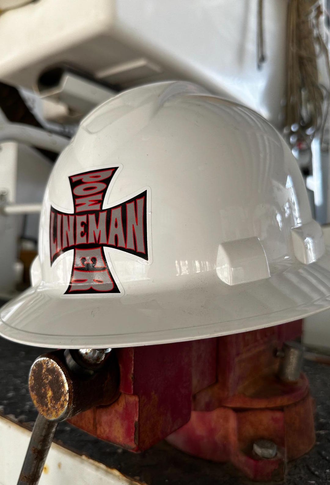 Power Lineman Biker Cross, Lineman Stickers, Power Lineman - Etsy