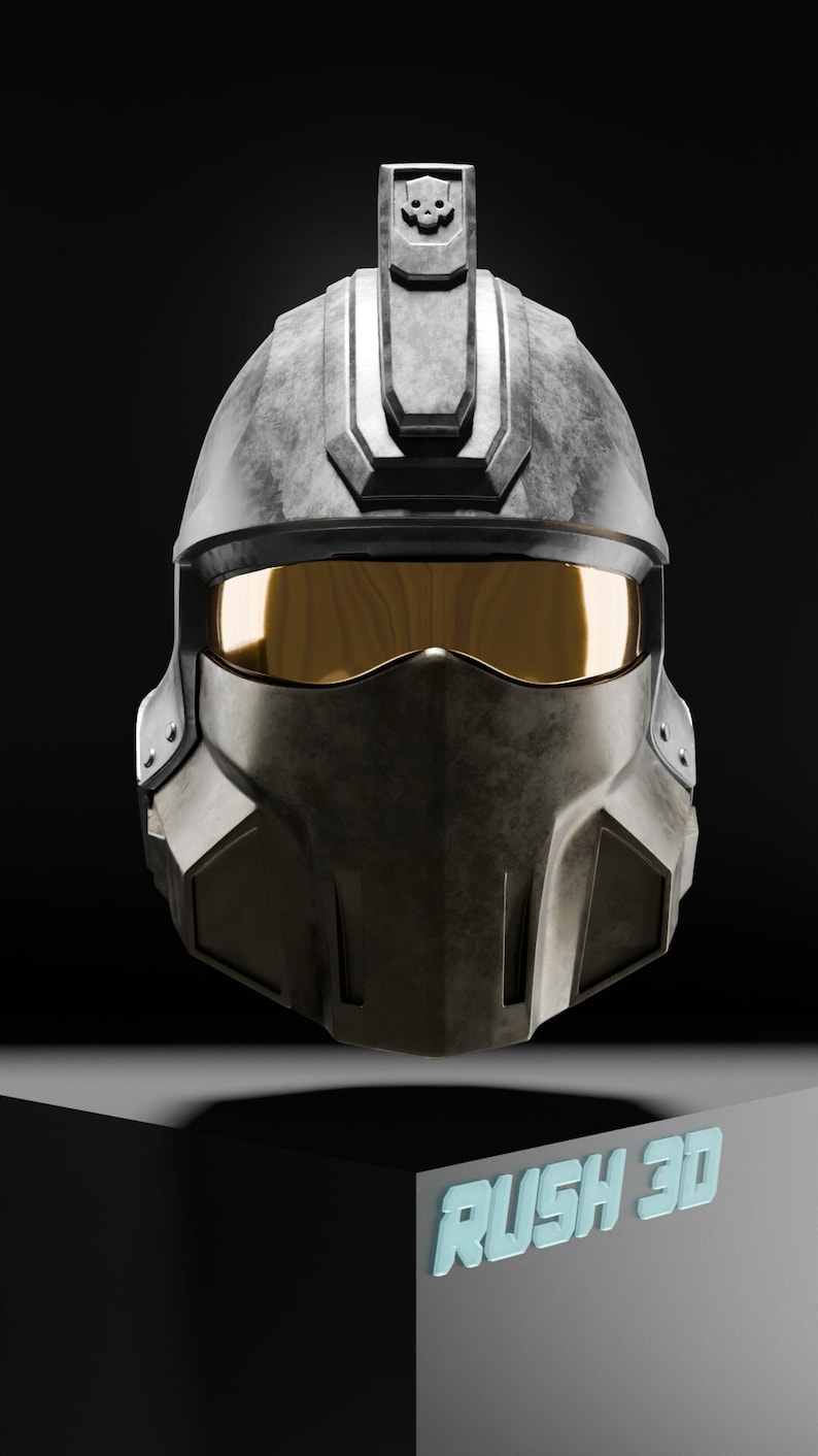 Helldivers 2 Hero of the Federation Mask 3D Model Stl File , 3d Model ...