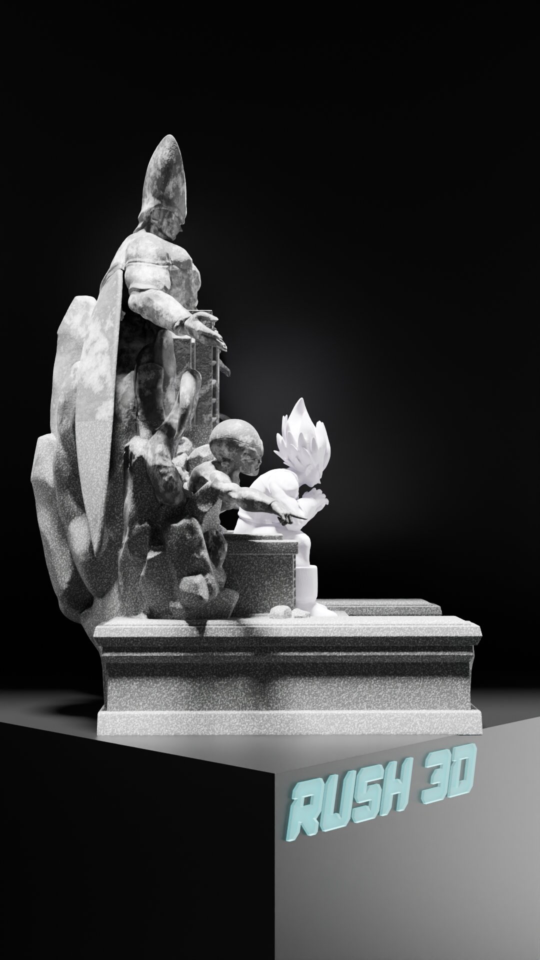 Anime STL File 3D stl File Anime Character Fan Art, modelo 3d-archivo ...