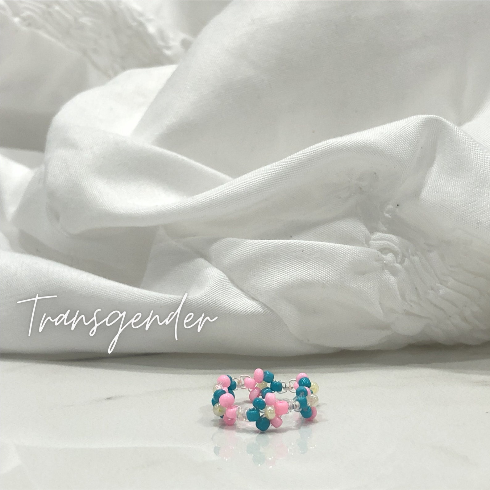 LGBTQ Pride Ring Rainbow Floral Jewelry LGBTQ Flag Gay Lesbian Bisexual ...