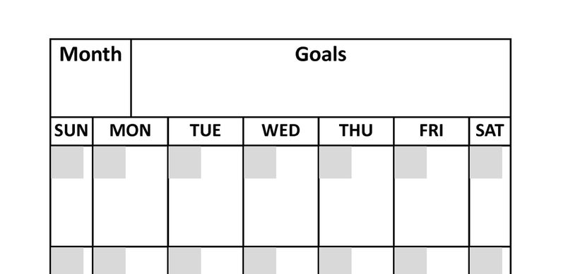 Week & Month Planner Template for Ratta Supernote - Etsy