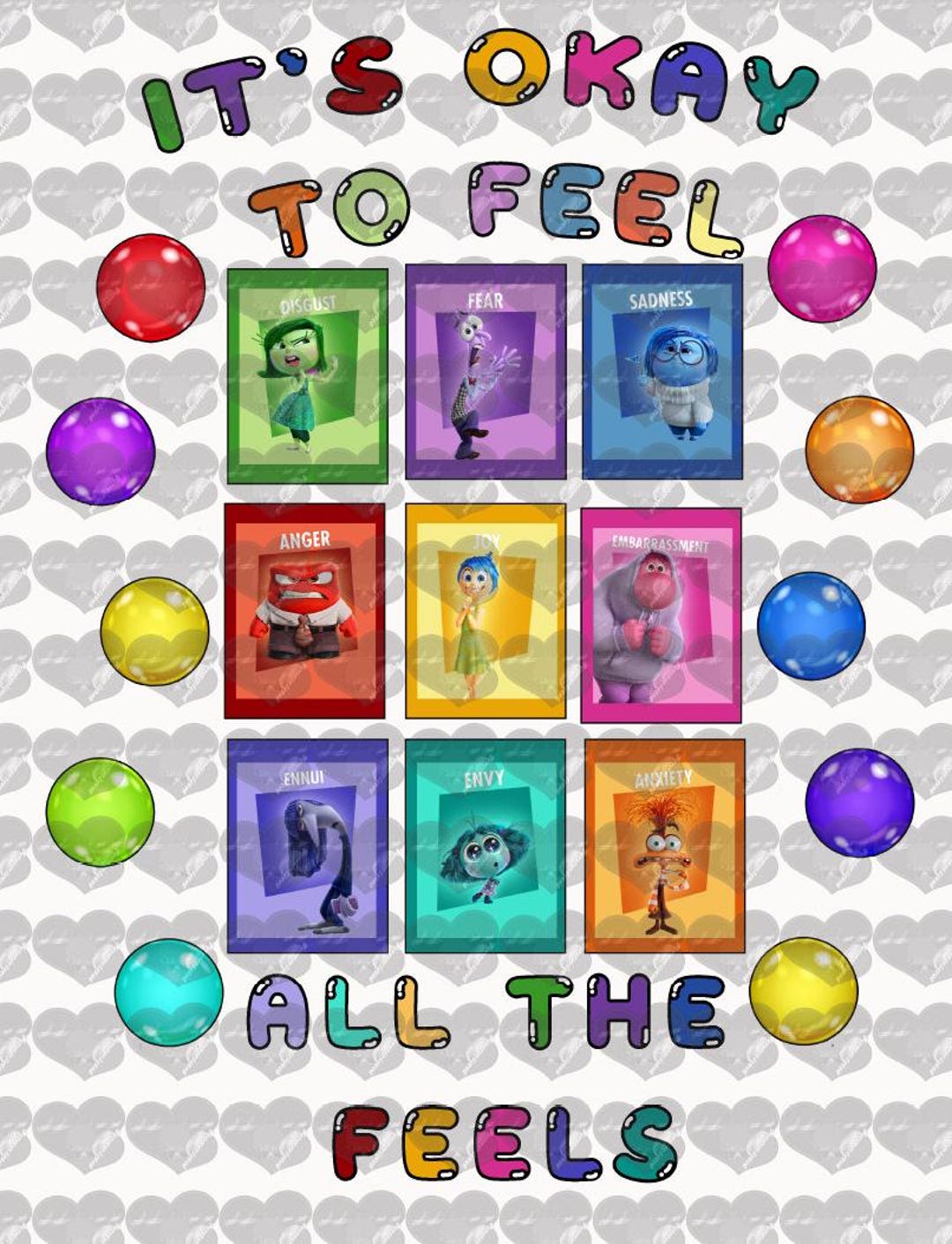 Inside Out 2 Png and SVG High Quality - Etsy