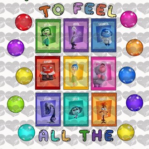 Inside Out 2 Png and SVG High Quality - Etsy