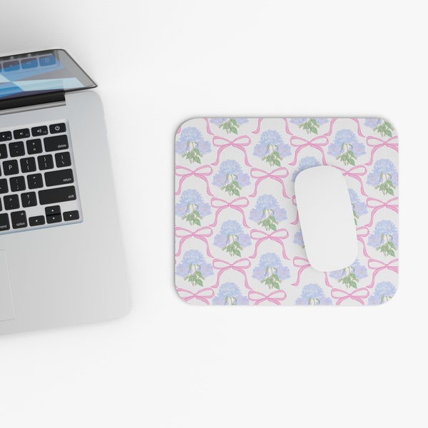 Pink and Blue Mouse Pad - Etsy