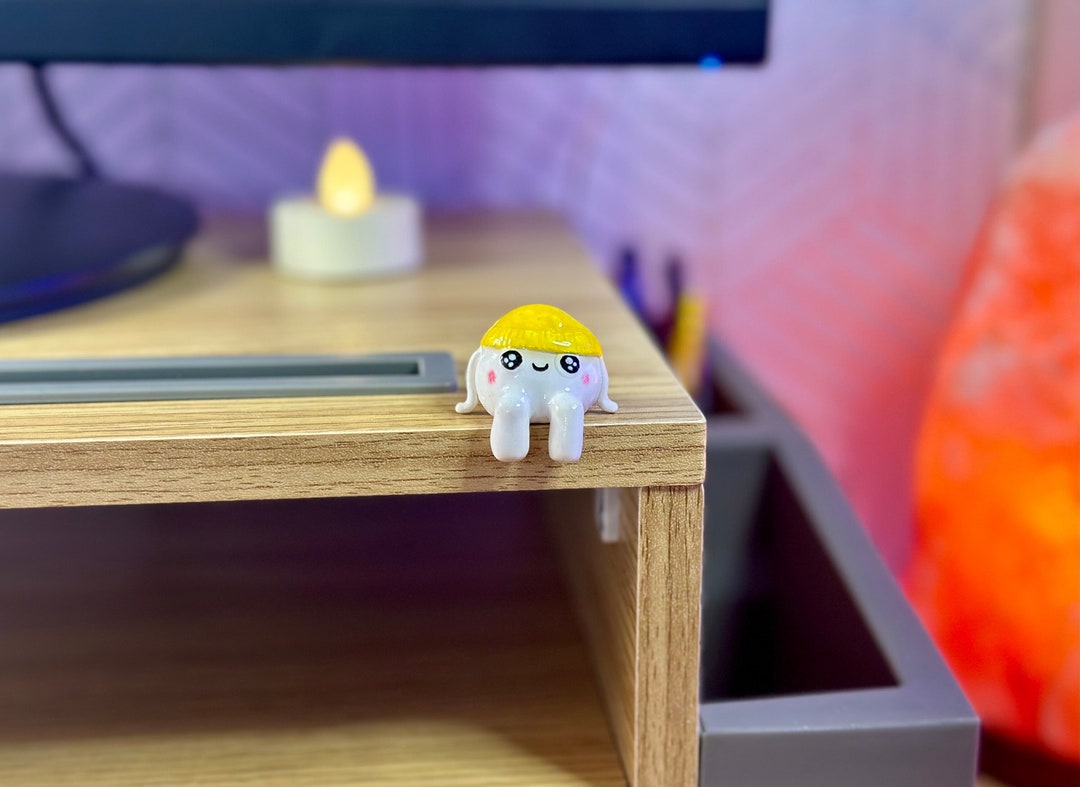 Mini Beanie Desk Pal Polymer Clay Cute Resin Desk Buddy Desk Friend - Etsy