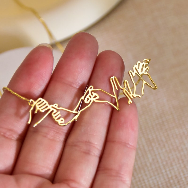 Sign Language Jewelry - Etsy