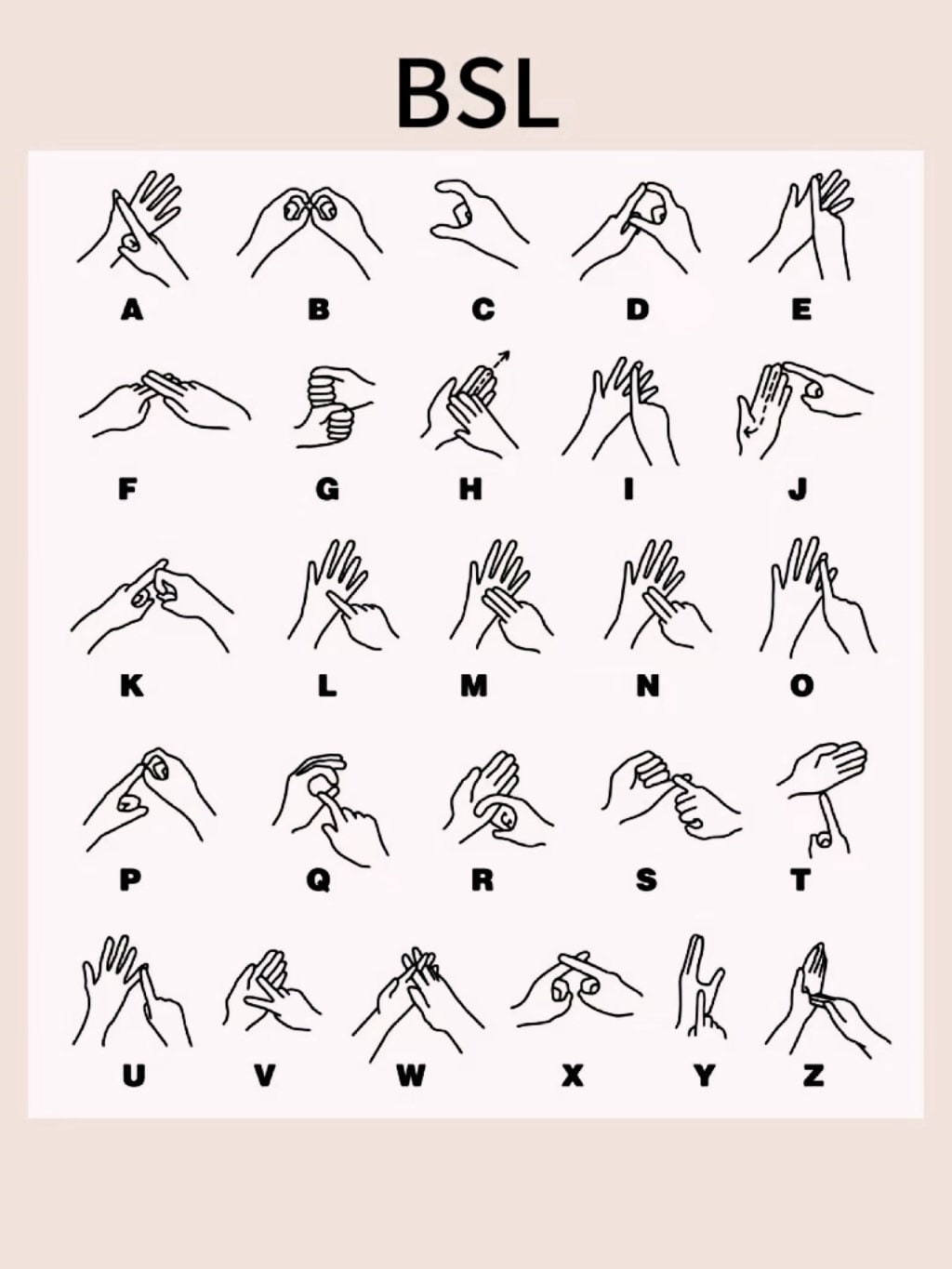 Personalized Name Necklace in Sign Language, Sign Language Necklace ...