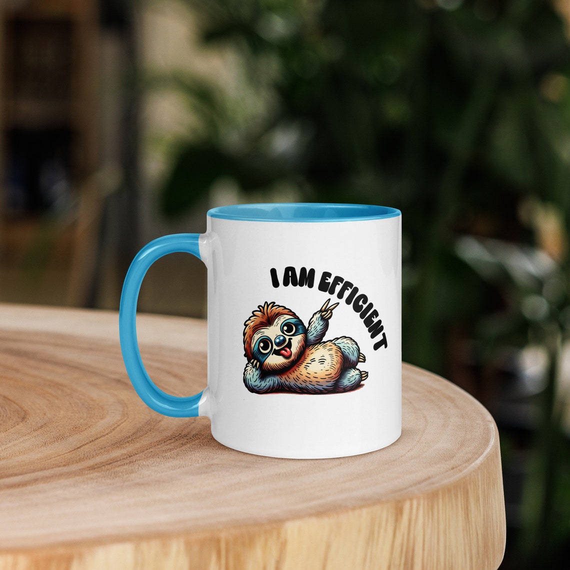 Bright Funny Color Coffee Mug for Morning Ironic Meme Sloth Tea Cup ...