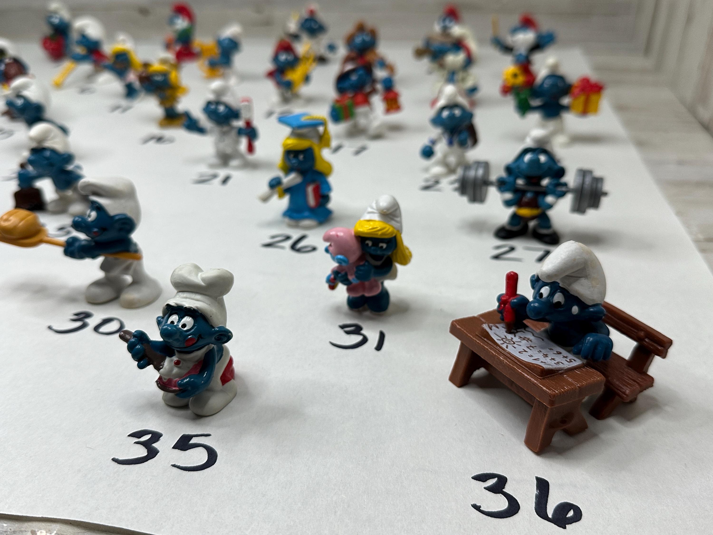 Group 2 ** Vintage 1960s - 1980’s Smurfs Figurines Condition May Vary ...