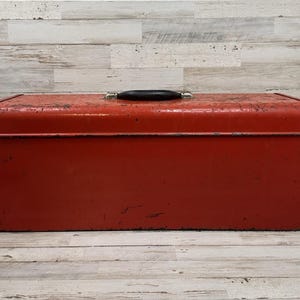Craftsman Sears Brand Red 65141 Tool Box Chest Tray Heavy Duty Toolbox ...