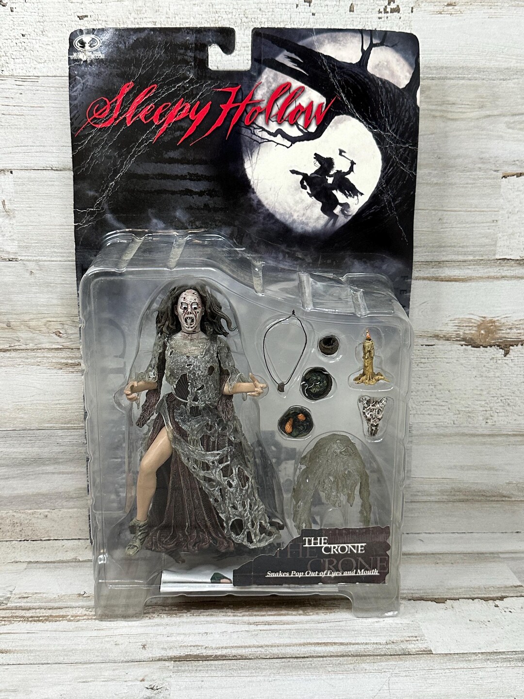 Sleepy Hollow Paramount NOS the Crone Figurine Factory Sealed Mcfarlane ...