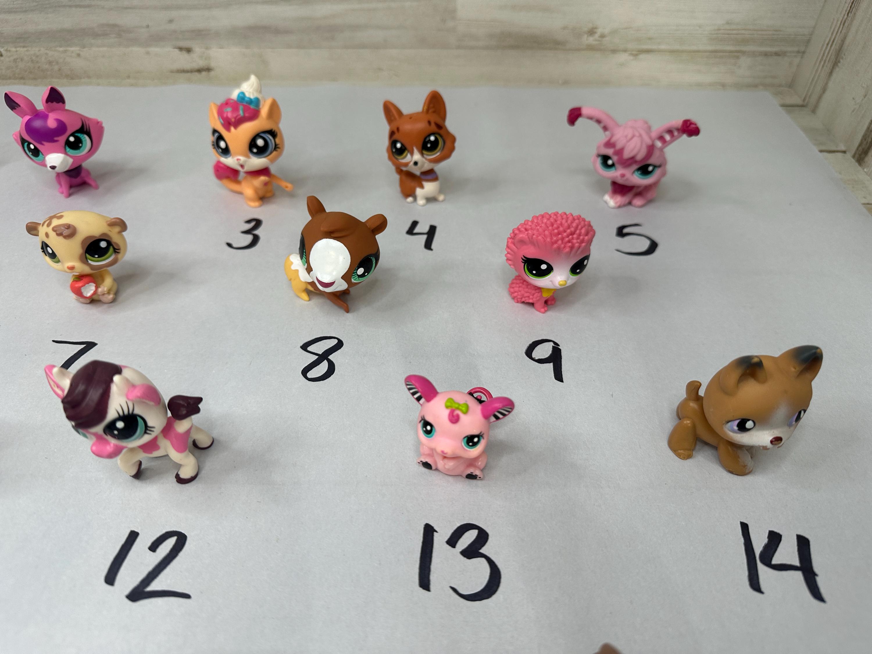 Littlest Pet Shop LPS Figurines Animals Fish Birds Reptiles Colorful ...