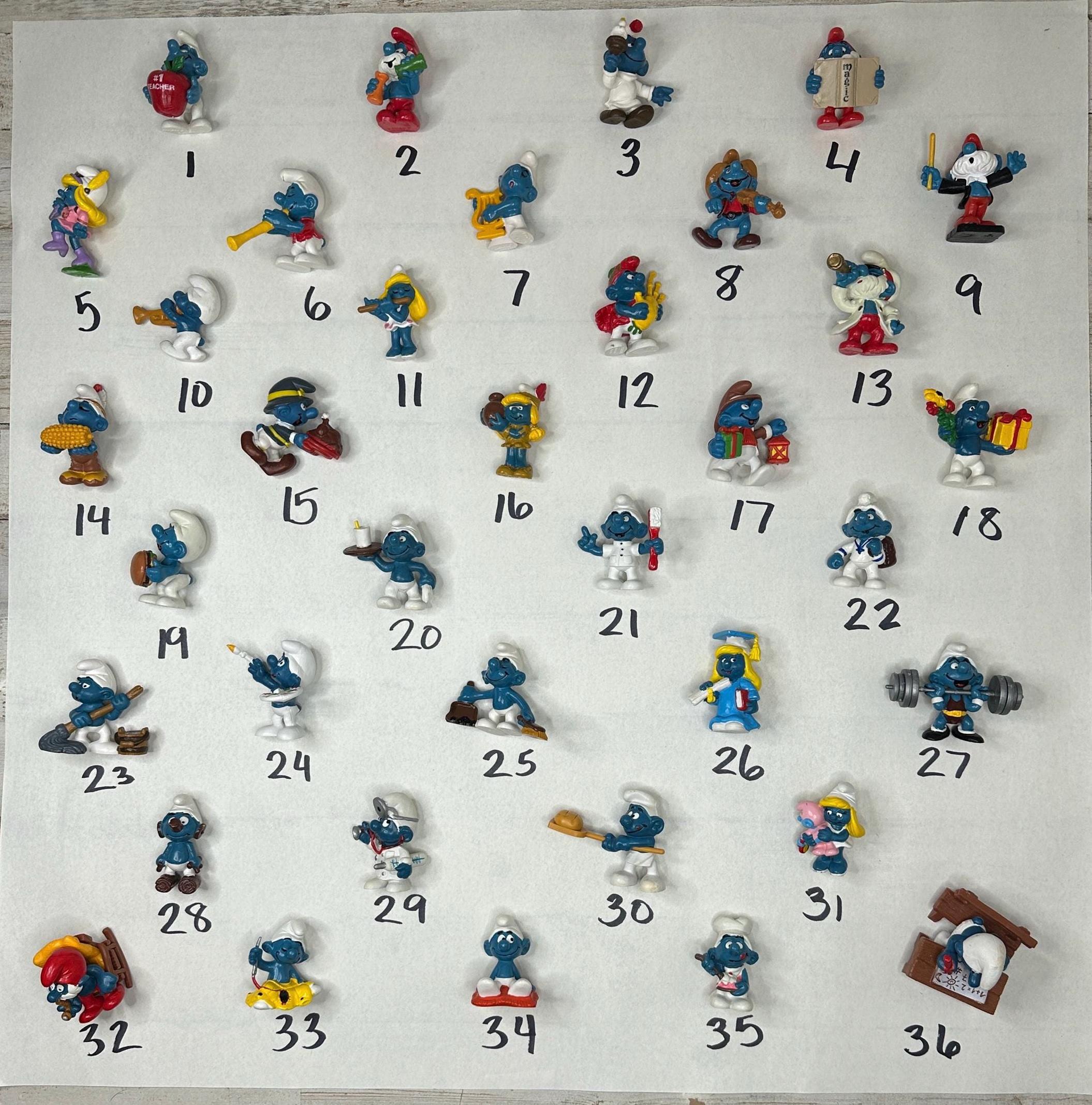 Group 2 ** Vintage 1960s - 1980’s Smurfs Figurines Condition May Vary ...