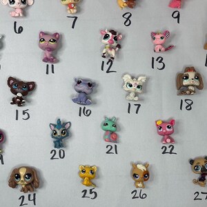 Littlest Pet Shop LPS Figurines Animals Fish Birds Reptiles Colorful ...