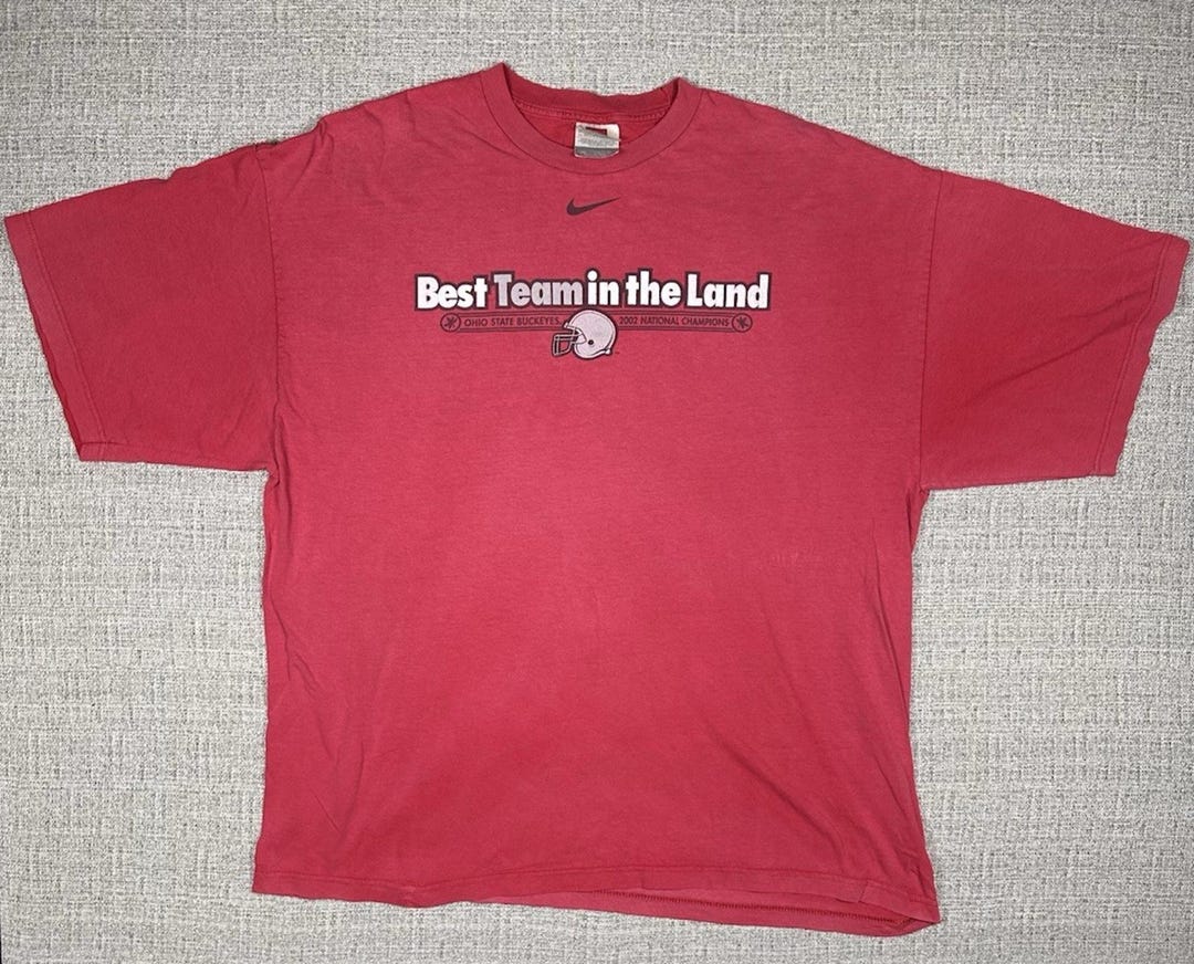 Vintage Ohio State Buckeyes Nike Center Check National Champions 2002 ...