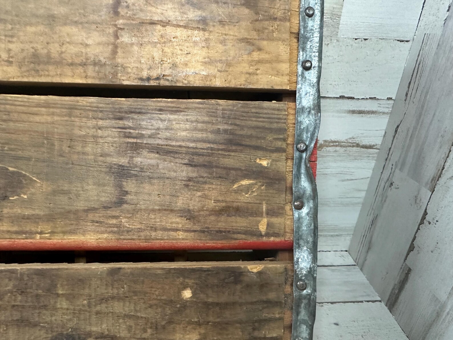 Coca Cola Vintage Wooden Box Crate 24 Bottle Soda Classic Red and White ...