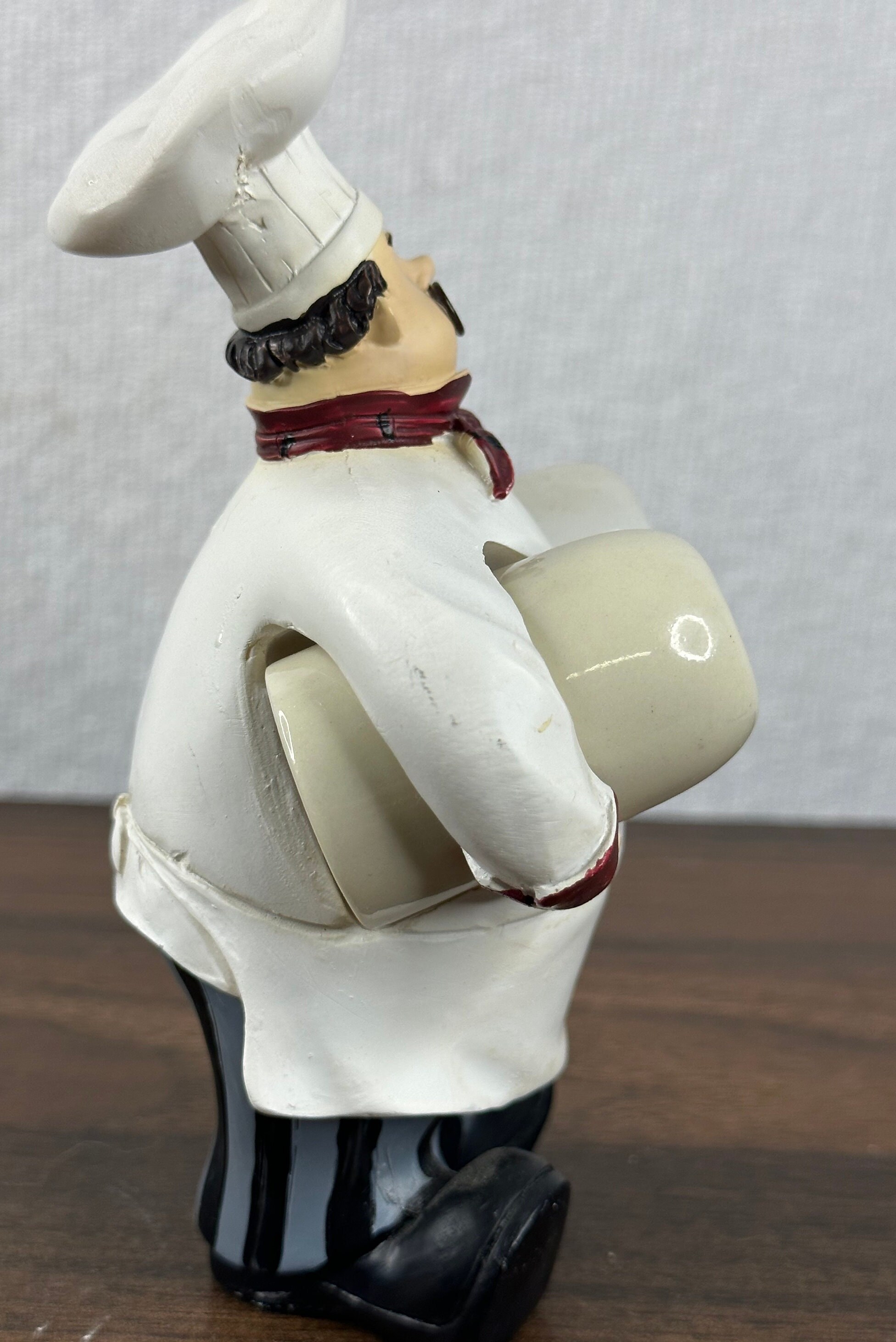 Fat Chef, Salt & Pepper Shakers Vintage 1990s Resign Italian Figurine ...