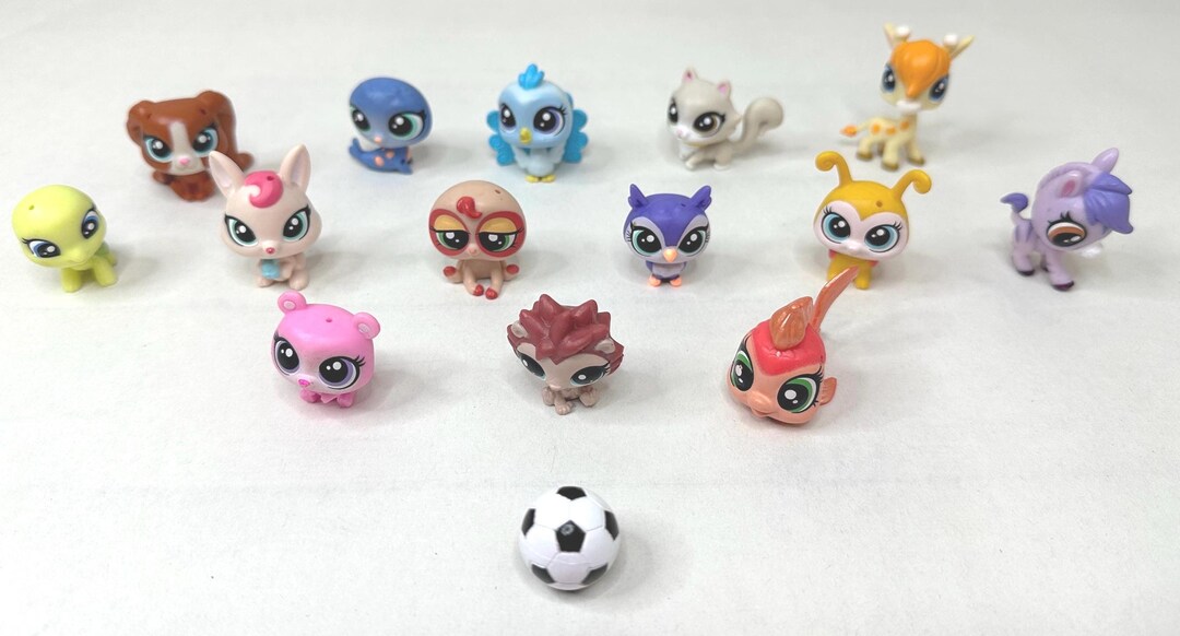 Active Adventures: Littlest Pet Shop LPS Figurines LOT Animals 14 Minis ...