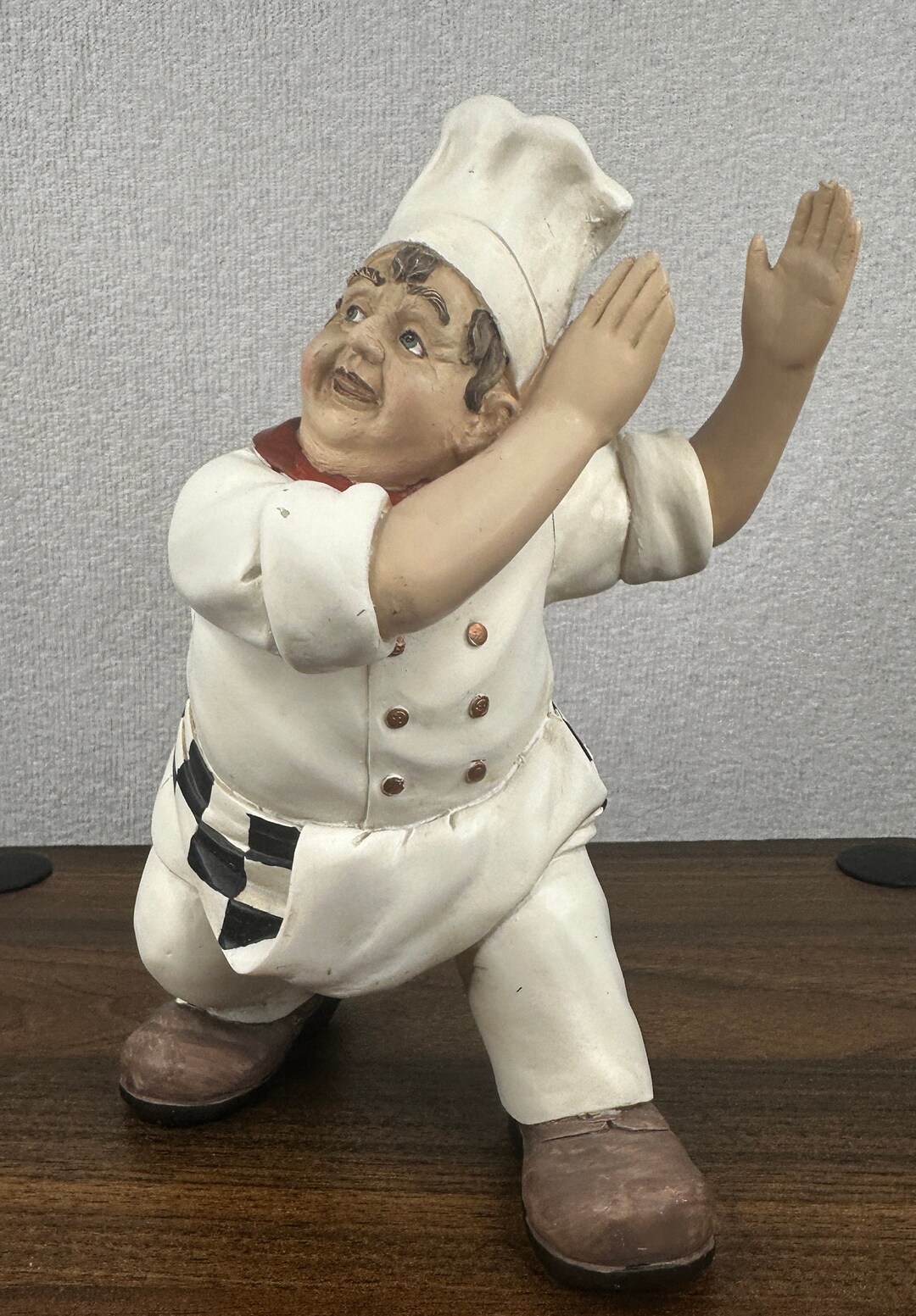 Fat Chef Figurine Utensil Holder Vintage 1990s - Etsy