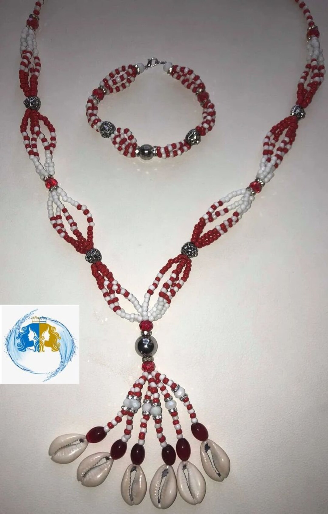 Mazo Necklace and Bracelet for Chango Shango With Lions/ilde Ide Idde Y ...