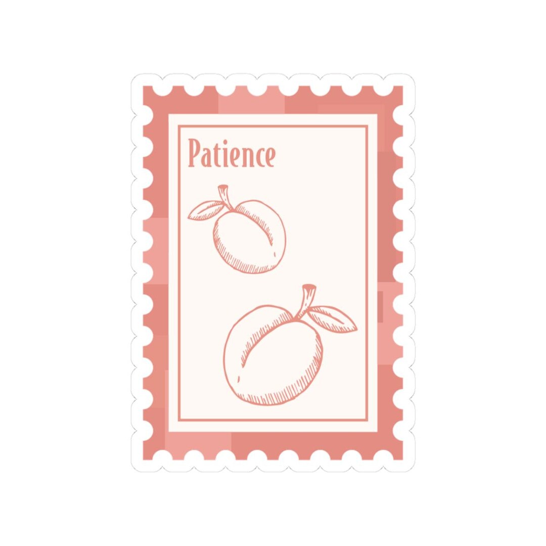 Fruit of the Spirit Patience Stamp Kiss-cut Stickers for Christian ...