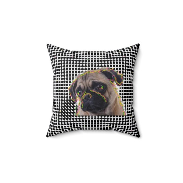 Pug Pillow - Etsy