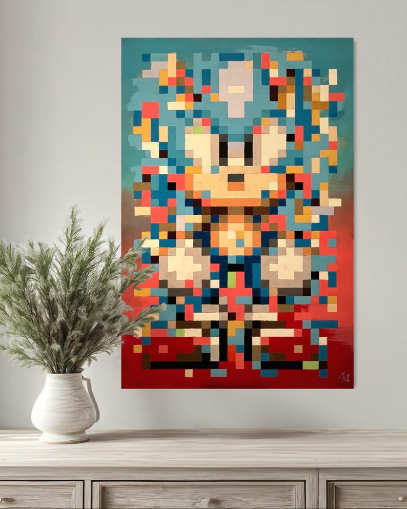 Sonic the Hedgehog (original Painting) - “true Blue” Retro Gaming ...