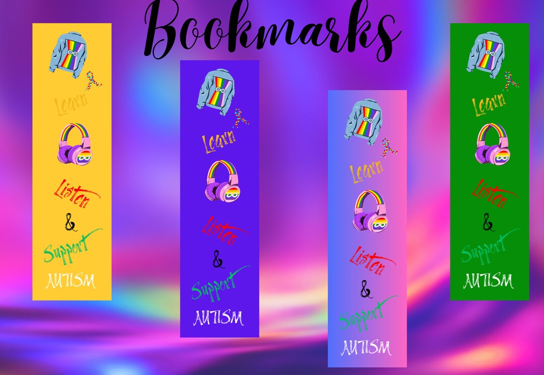 Autism Bookmarks - Etsy