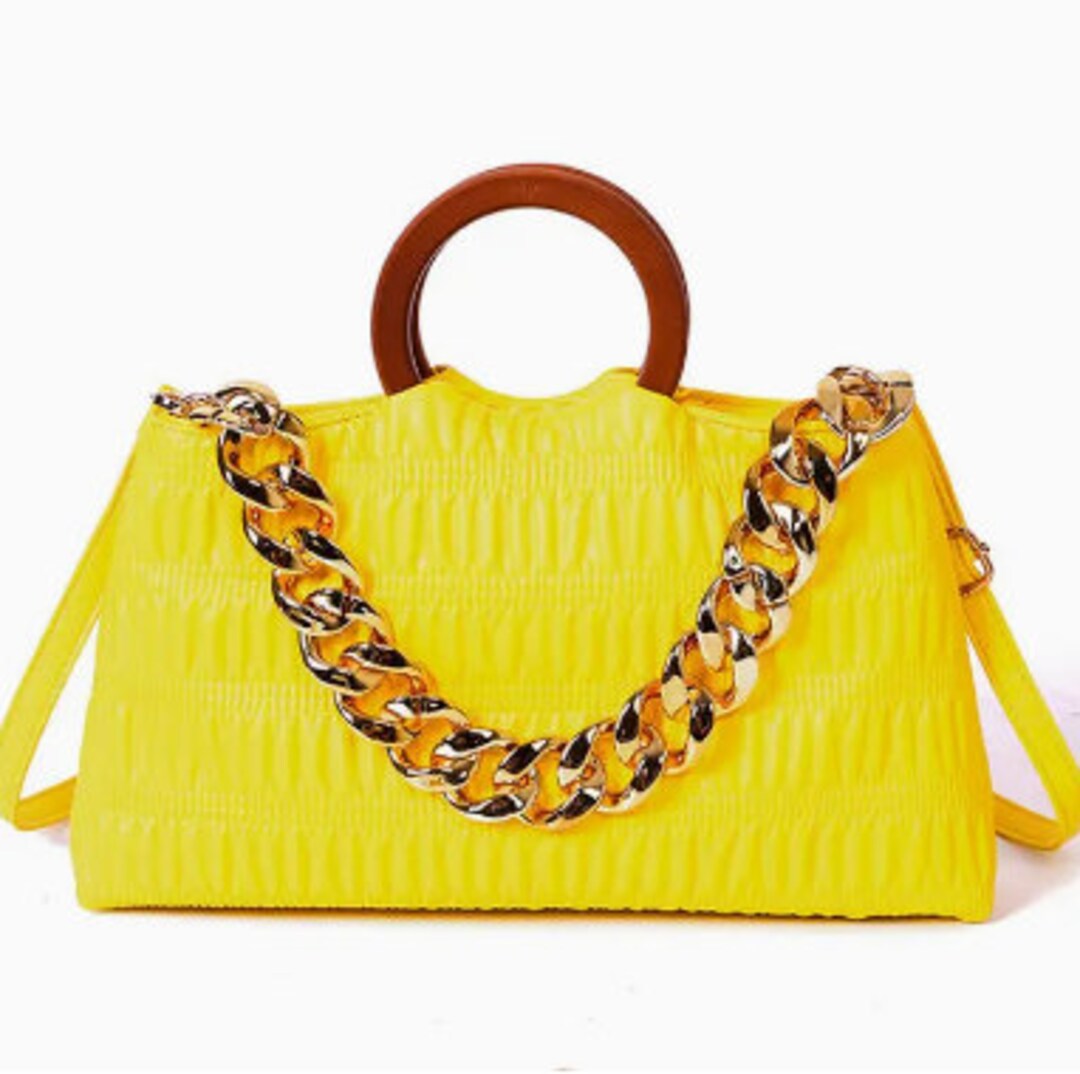 Accity Cuban Chain Strap Dandy Shoulder BAG - Etsy