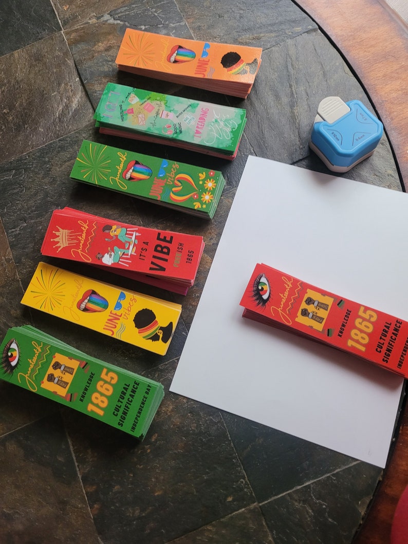 Juneteenth Bookmarks - Etsy
