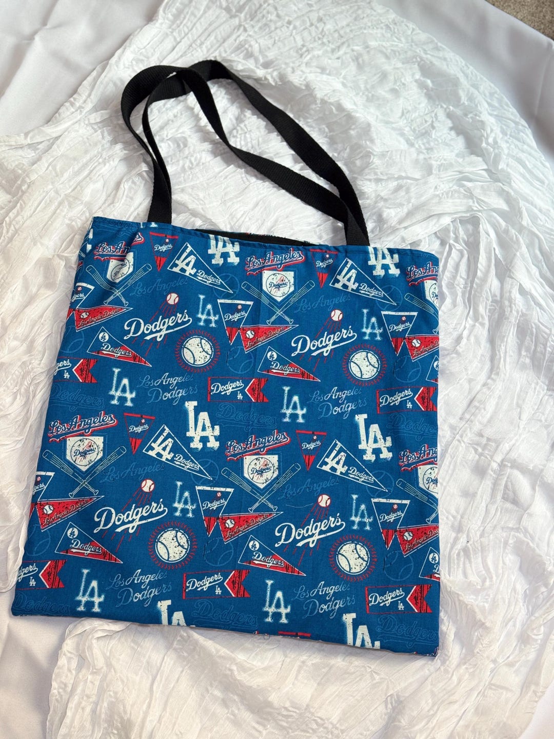 Dodger Bag| Tote Bags| Dodgers Cotton Bag| Everyday Use| Shoulder Tote ...